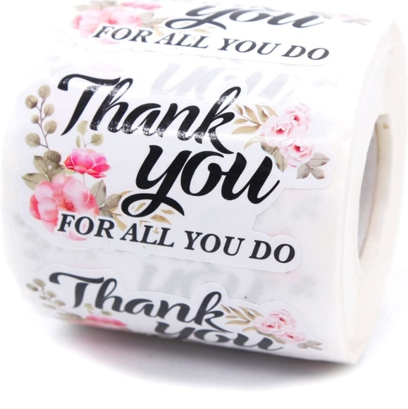 Office | 10 Count Thank You For All You Do Stickers | Poshmark